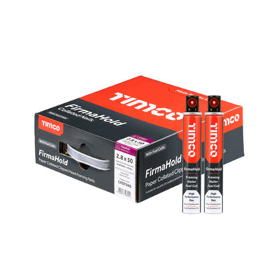 Timco - FirmaHold Framing Nails for Nail Gun - 2.8 x 50/3CFC (3300 Pack ...