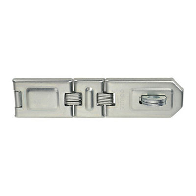 TIMCO Hasp and Staple Double Hinged Silver - 200mm | DIY at B&Q