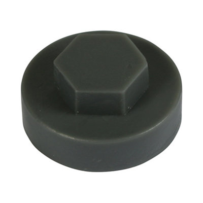 Timco - Hex Head Screw covers - Slate Grey (Size 19mm - 1000 Pieces ...