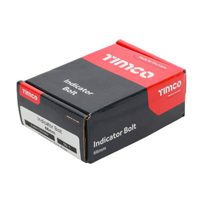 TIMCO Indicator Bolt Satin Chrome - 66mm