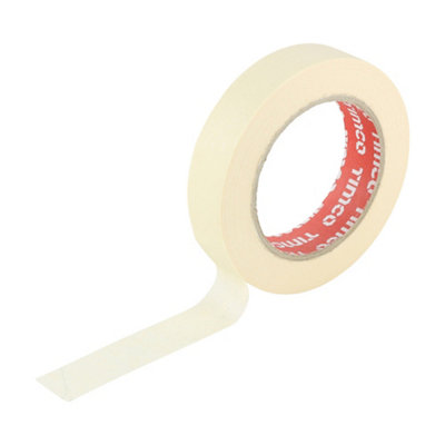 TIMCO Masking Tape Cream - 50m x 25mm | DIY at B&Q