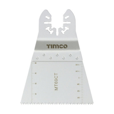 TIMCO Multi-Tool Coarse Cut Blade For Wood Carbon Steel - 69mm | DIY at B&Q