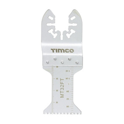 TIMCO Multi-Tool Fine Cut Blade For Wood Carbon Steel - 32mm | DIY at B&Q