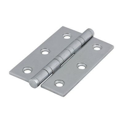 TIMCO Performance Ball Race Button Tip Brass Hinges Polished Chrome ...