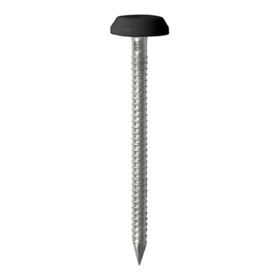 Timco - Polymer Headed Pins - Stainless Steel - Black (Size 50mm - 25 ...