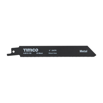 Timco - Reciprocating Saw Blades - Metal Cutting - Bi-Metal (Size ...