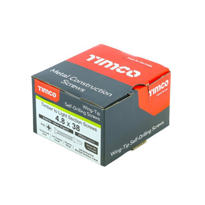 TIMCO Self-Drilling Wing-Tip Steel to Timber Light Section Exterior ...