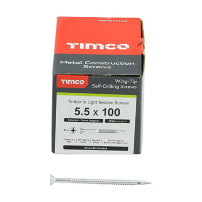 TIMCO Self-Drilling Wing-Tip Steel to Timber Light Section Exterior ...