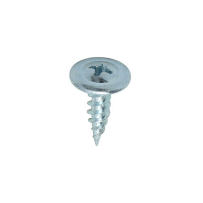 TIMCO Sharp Point Wafer Head Silver Screws - 8 x 9/16 | DIY at B&Q