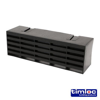 Timco - Timloc Airbrick - Plastic - Blue / Black - 1201ABBB (Size 215 x ...