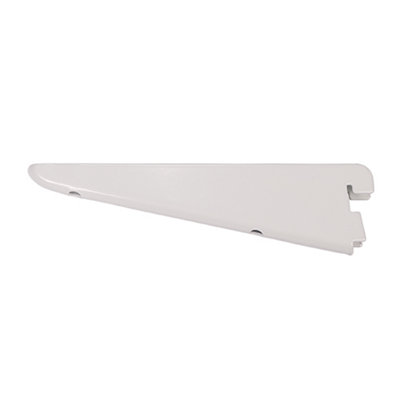 Timco - Twin Slot Shelf Bracket - White (Size 170mm - 1 Each) | DIY at B&Q