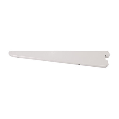Timco - Twin Slot Shelf Bracket - White (Size 270mm - 1 Each) | DIY at B&Q