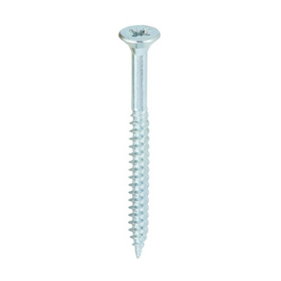 TIMCO Twin-Threaded Countersunk Silver Woodscrews - 8 x 2 | DIY at B&Q