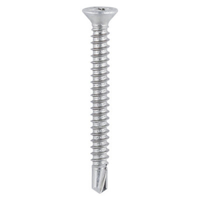 Timco Window Screws Countersunk Ribs Self-Tapping Thread Self-Drilling ...