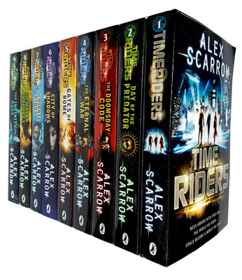 Time Riders Collection Alex Scarrow 9 Books Set Pack -timeriders Day Of ...