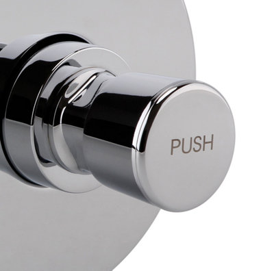 Timed Non Concussive Concealed Shower Valve Self Closing + Anti Vandal Head