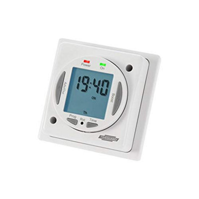 Timeguard 24 Hour/7 Day Compact Electronic Immersion Heater Timeswitch ...