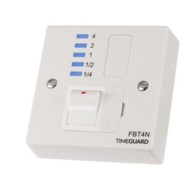 Timeguard FBT4N BoostMaster 4 Hour Electronic Boost Runback Timer and ...