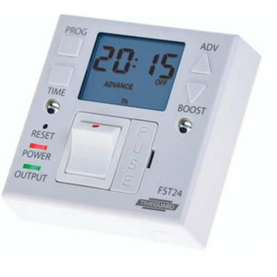 Timeguard FST24 24-Hour Fused Spur Timeswitch for Storage and Immersion ...