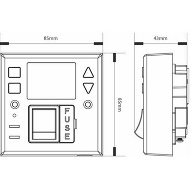 Timeguard FST24 24-Hour Fused Spur Timeswitch for Storage and Immersion ...