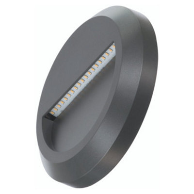 Timeguard LEDSL3DG Round LED Step or Walkway Light Fitting 1.3W