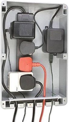 TIMEGUARD WP401 CONNECTION BOX + 4 GANG EXTENSION - IP65 - WEATHERPROOF ...