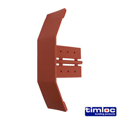 Timloc Ambi-Verge Eaves Starter Terracotta - 155 x 105mm | DIY at B&Q