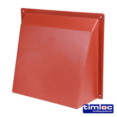 Timloc External Cowl Terracotta - 255 x 230mm | DIY at B&Q
