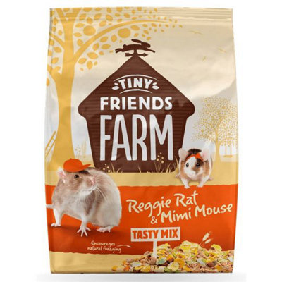Tiny Friends Farm Reggie Rat & Mimi Mouse Tasty Mix 12.5kg