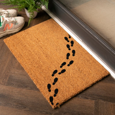 Tiny/Small Footprints Pattern Doormat
