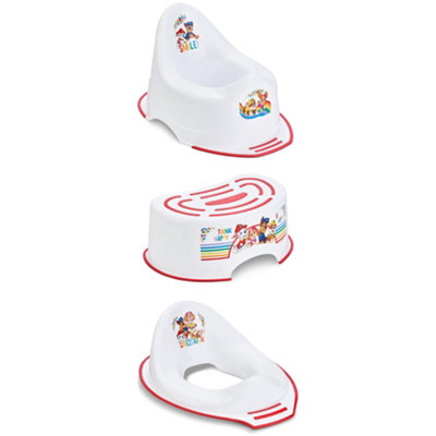 Tiny to Tots Paw Patrol 3-Piece Toilet Training Set