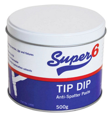TIP DIP 500G TUB ANTI-SPATTER PASTE - SUPER 6 MIG & TIG PASTE