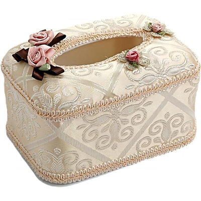 Tissue Box Dispenser for Bathroom, Bedroom, Office and Car Square, Yellow