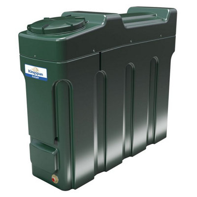 Titan 1100 Litre Slimline Bunded Oil Tank with Fitting Kit and Gauge ...
