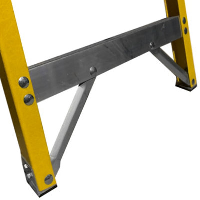 Titan 8 Tread Heavy-Duty Fibreglass Platform Step Ladder (2.72m)