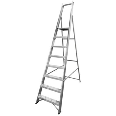 Titan EN131-Professional 8 Tread Trade Platform Step Ladder (2.58m)