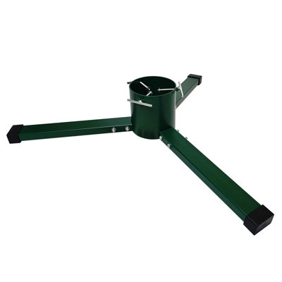 Titan Heavy Duty Christmas Tree Stand Green Metal Extra Large for Real ...