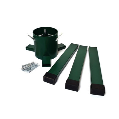 Titan Heavy Duty Christmas Tree Stand Green Metal Extra Large for Real ...