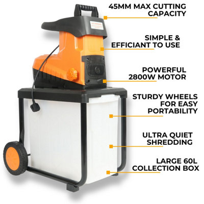 Title: LAZY TOOLS SHHHHHRED Quiet Garden Shredder 2800W - Adjustable ...
