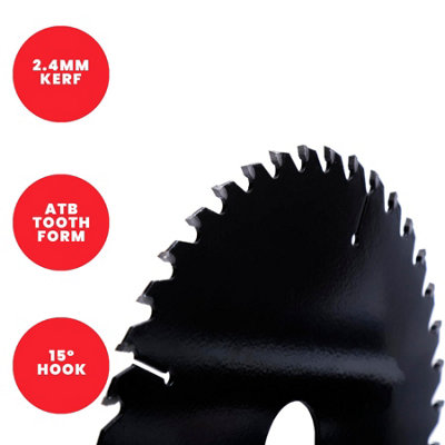 Titman Edge TCT General Purpose Saw Blade 180mm x 30mm x 24 Tooth ...