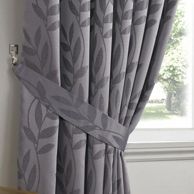 Tivoli Pencil Pleat Taped Top Curtains Silver
