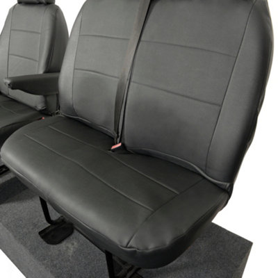 To Fit Ford Transit Van MK7 (2007-2013) Front Seat Covers Leatherette ...