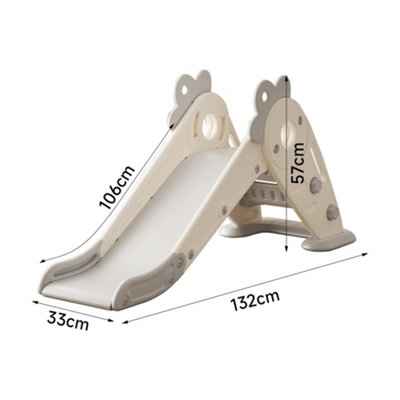 Toddler Slide Foldable Plastic Slide Freestanding Playset for Indoor ...
