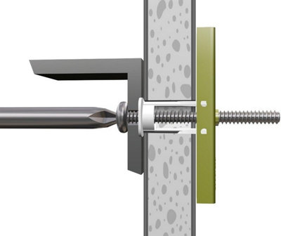 Toggler Snaptoggle M6 Heavy Duty Plasterboard Wall Fixings with Screws ...