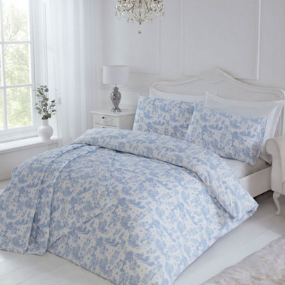 Toile Blue 100% Cotton Duvet Set