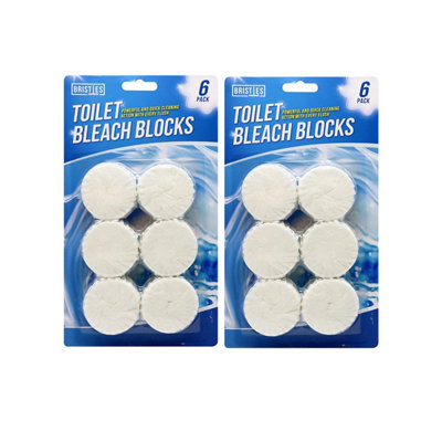 Toilet Block Bleach Blocks 12Pack