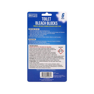 Toilet Block Bleach Blocks 12Pack