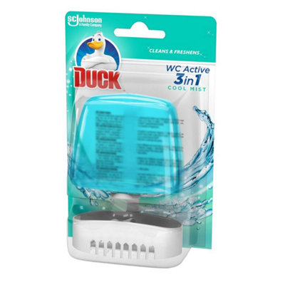 Toilet Duck 3-in-1 Rimblock Holder Cool Mist 55ml (Pack of 3)