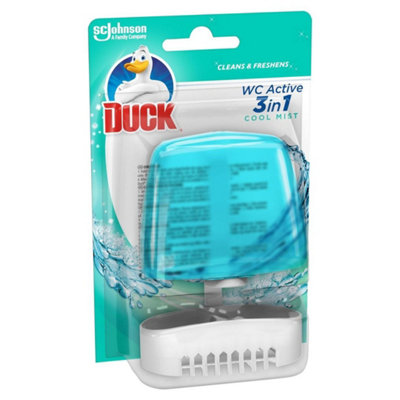 Toilet Duck 3-in-1 Rimblock Holder Cool Mist 55ml (Pack of 3)