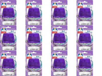 Toilet Duck Rimblock Holder Purple , 55ml (Pack of 12)